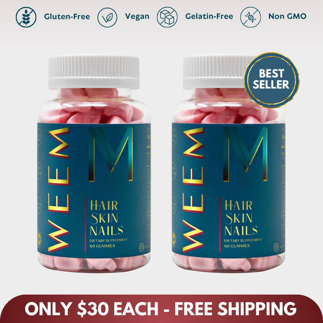 WEEM Hair Skin Nail Vitamin Gummies